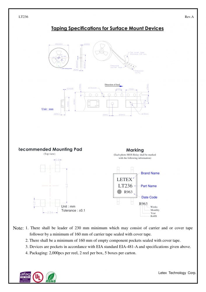 Letex LT236 datasheet page 4