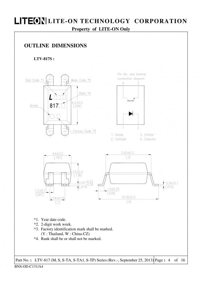 LTV-817 datasheet page 5