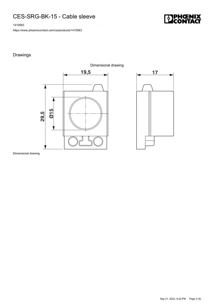 Phoenix Contact 1410563 technical document page 3