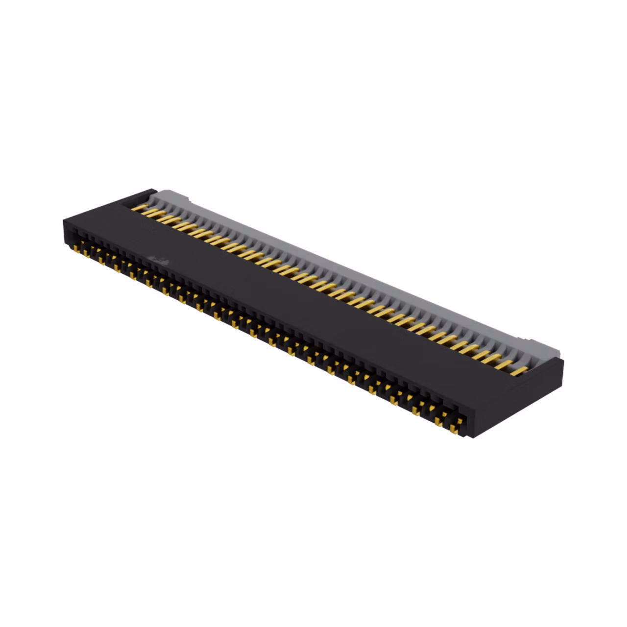 Easy-On Back Flip FPC Connector with Lock Terminal, 0.30mm Pitch, LA75 Series, Right-Angle, Surface Mount, Dual Contact Style, 0.75mm Height, 39 Circuits for sale