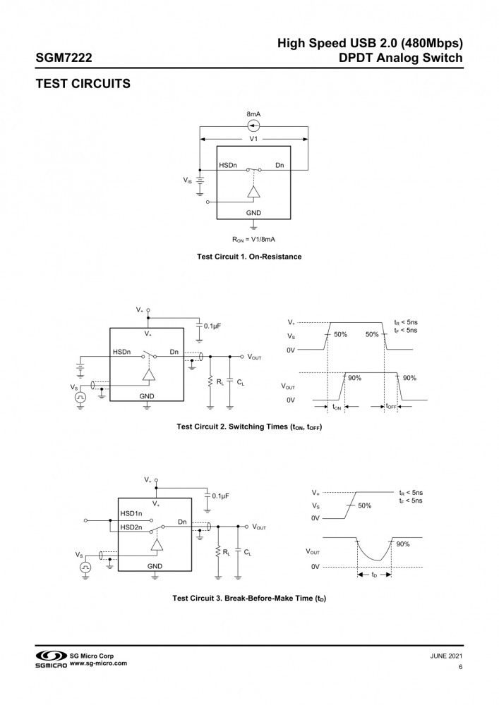 SGM7222 technical document page 6