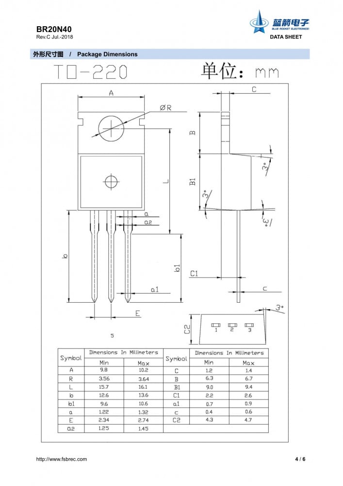 BR20N40 datasheet page 4