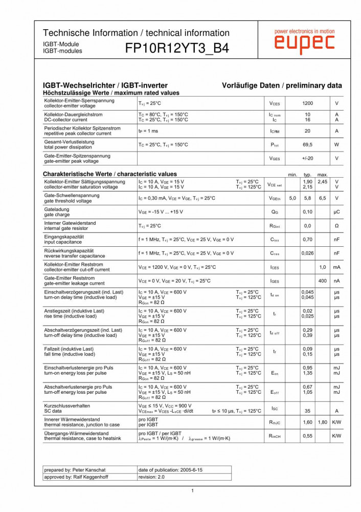 FP10R12YT3_B4 datasheet page 1