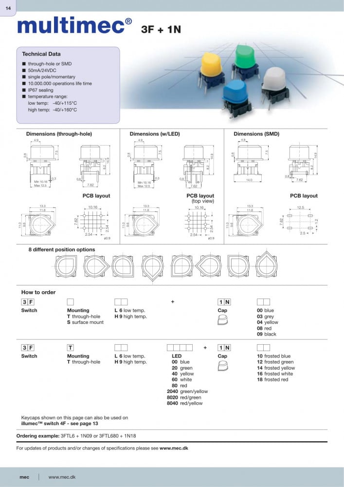 APEM multimec technical document page 3