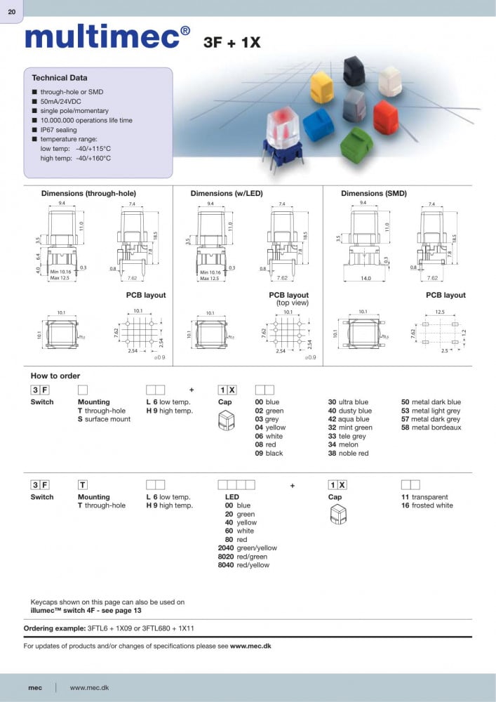 APEM multimec technical document page 5