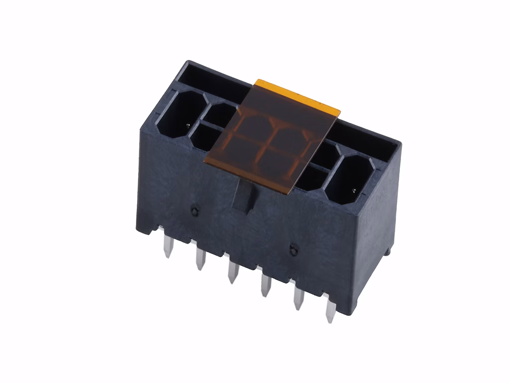 Micro-Fit+ OCP M-PIC 12V Vertical Header, Through Hole, 3.00mm Pitch, 24 Circuits (12 Power, 12 Signal), Matte Tin (Sn) Plating, Black, Tape and Reel for sale
