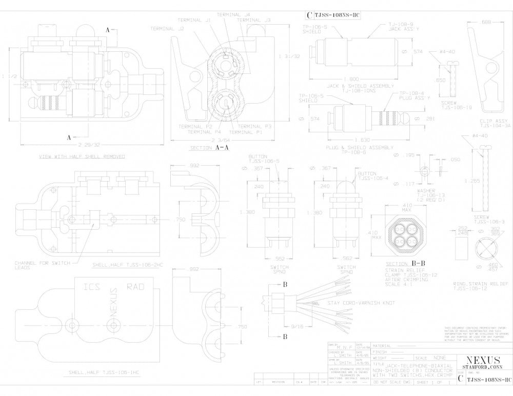 TJSS-108NSHC technical document preview
