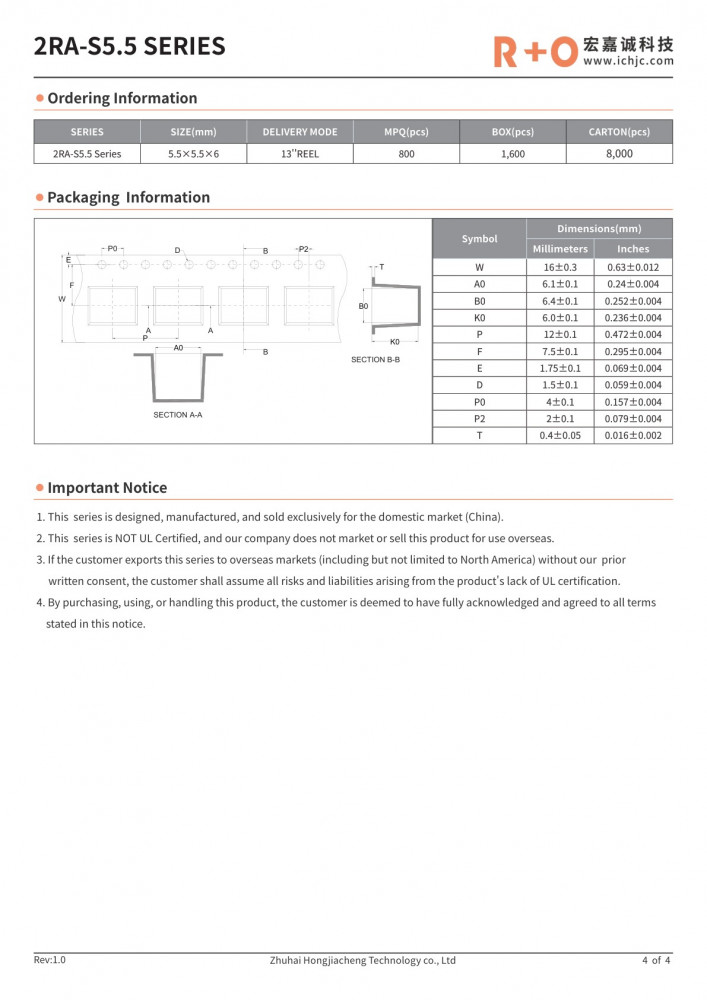 2RA075-S5.5 datasheet page 4