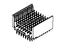 VHDM Single-Ended Board-to-Board Backplane Header, 2.00mm Pitch, Vertical, 8 Rows, Open Signal Module, 200 Circuits, 25 Columns, Pin Length 5.15mm for sale
