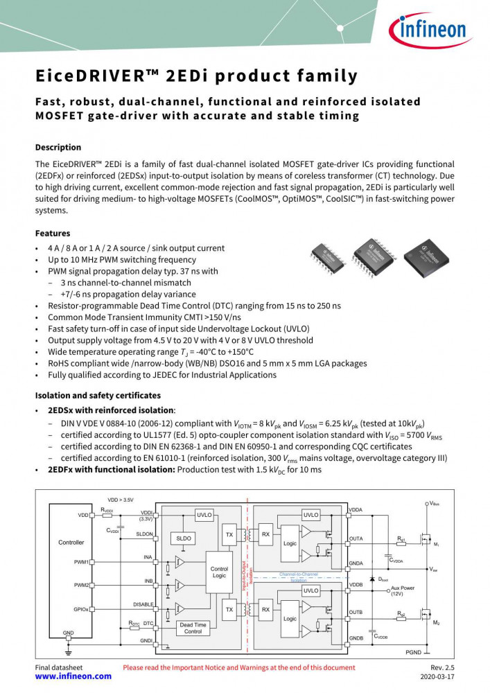 2EDS8265H datasheet page 1
