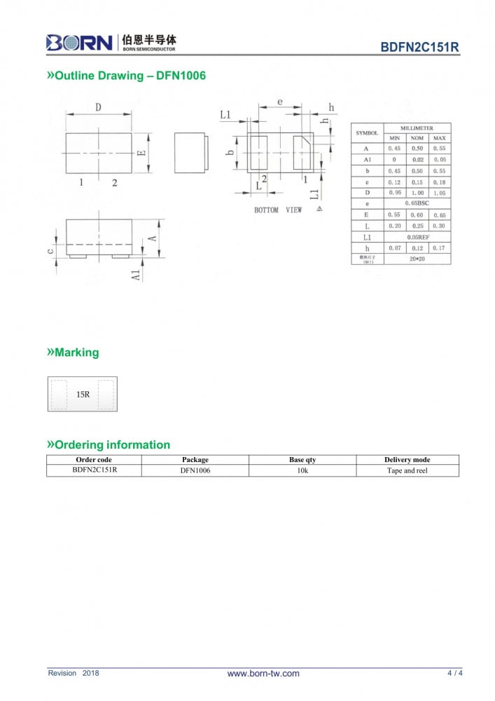 BDFN2C151R datasheet page 4