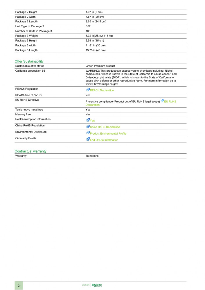 ZA2BD5 technical document page 2