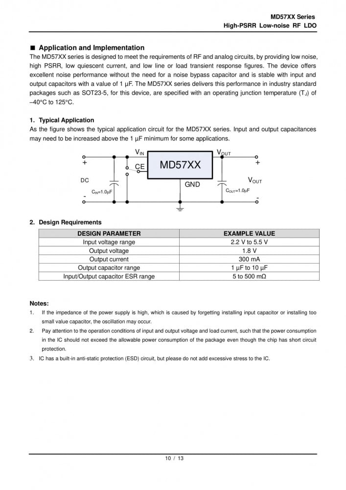 MD57XX datasheet page 10
