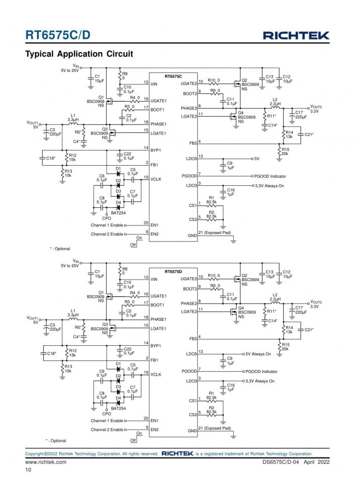 RT6575 datasheet page 10