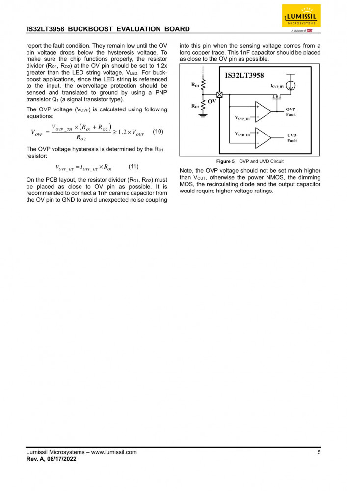 IS32LT3958 document page 5