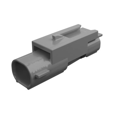 Squba Sealed Plug Assembly with Clipslot, 1.80mm Pitch, Single Row, 2 Circuits, Gray for sale