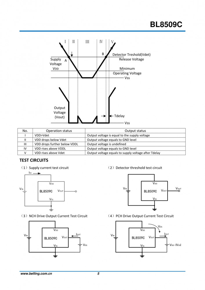 BL8509C datasheet page 5