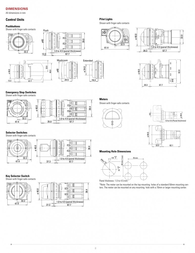 IDEC EC2B datasheet page 8