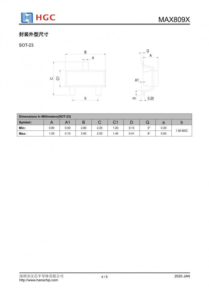 MAX809SDBZRG datasheet page 4