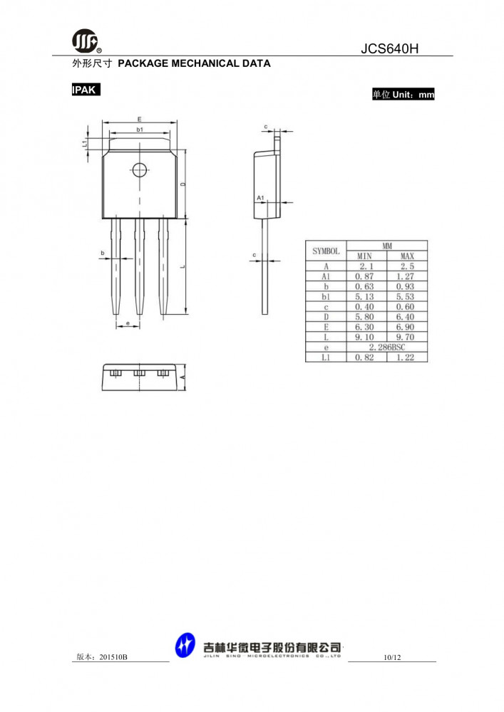 JCS640RH datasheet page 10