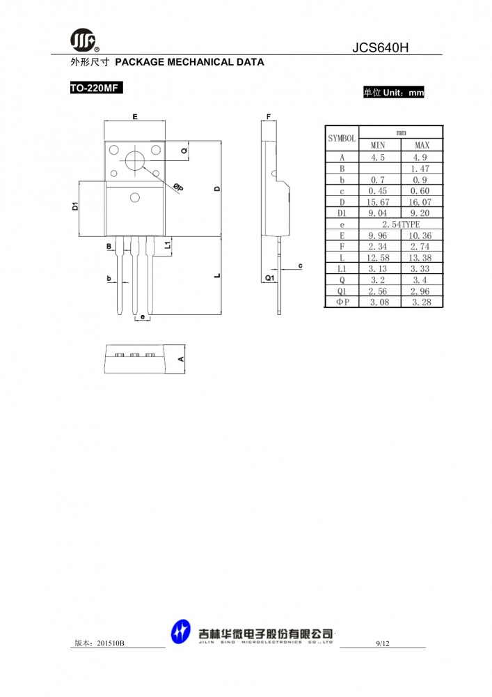 JCS640RH datasheet page 9