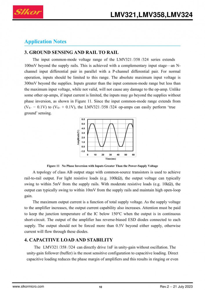 LMV358XS8 datasheet page 10