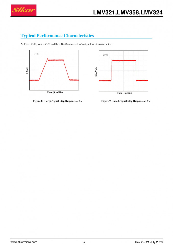 LMV358XS8 datasheet page 8