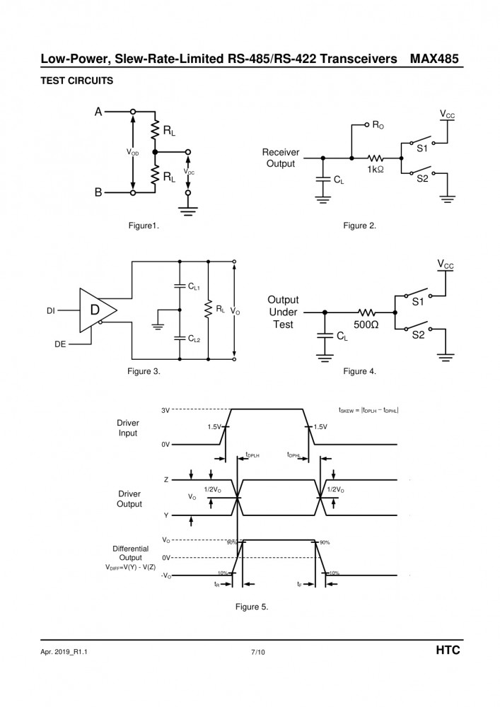 MAX485ED datasheet page 7