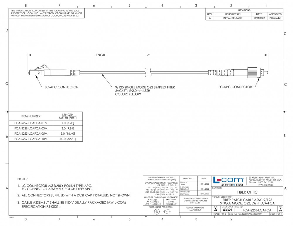 FCA-S2SZ-LCAFCA product document preview