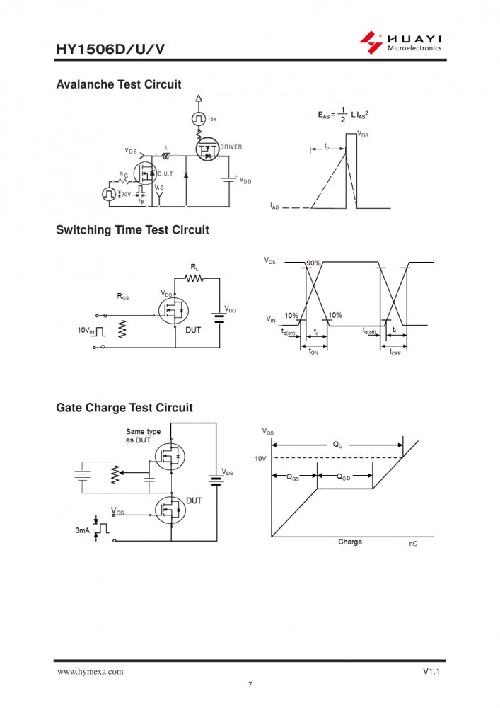 HY1506D datasheet page 7