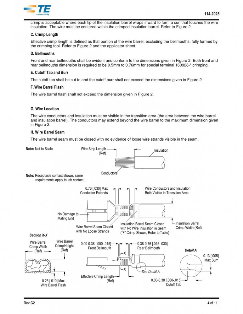 TE FASTIN-FASTON application specification page 4