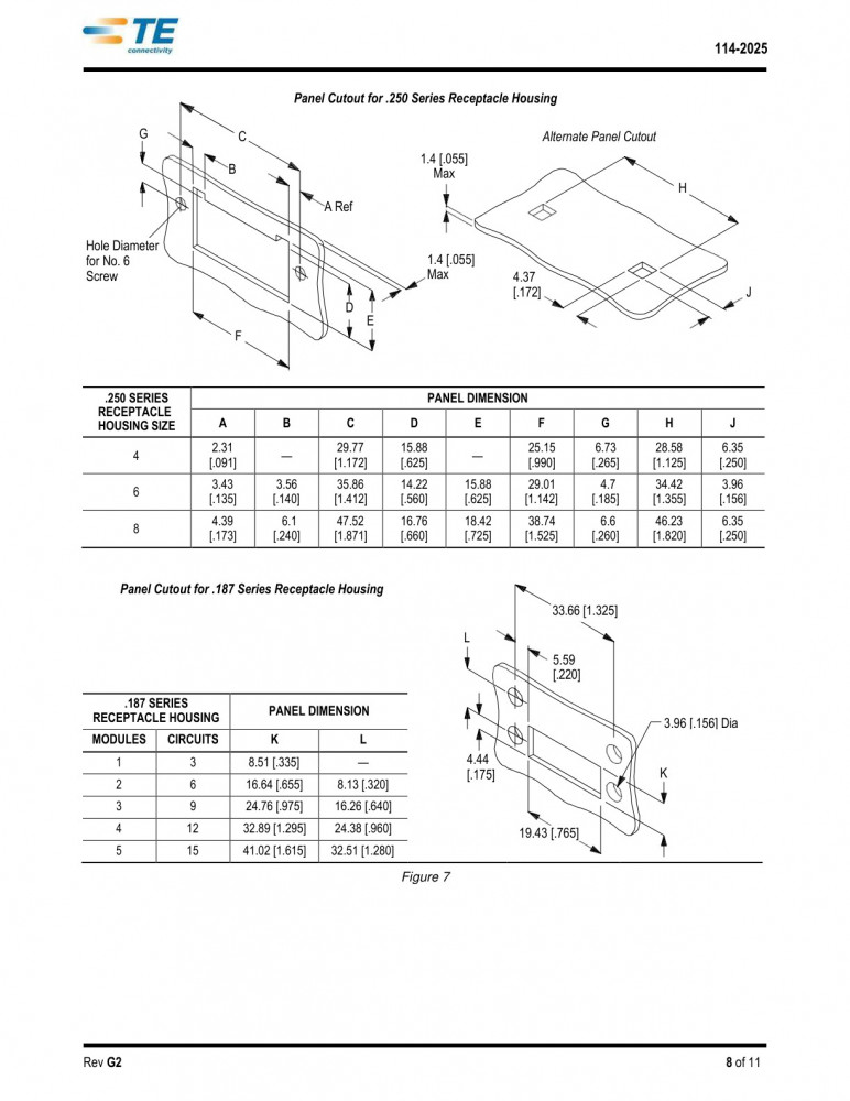 TE FASTIN-FASTON application specification page 8