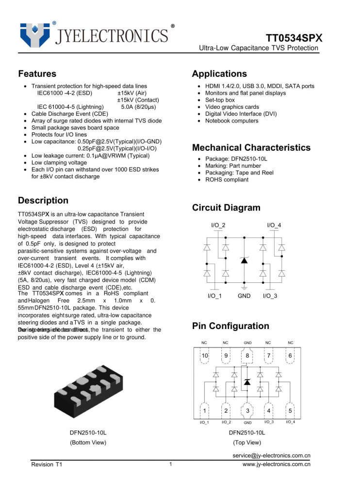 TT0534SPX datasheet page 1