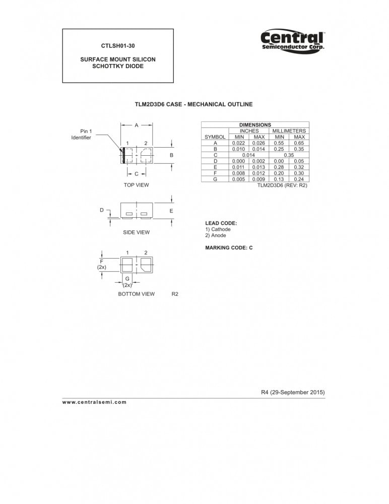 CTLSH01-30 datasheet page 2