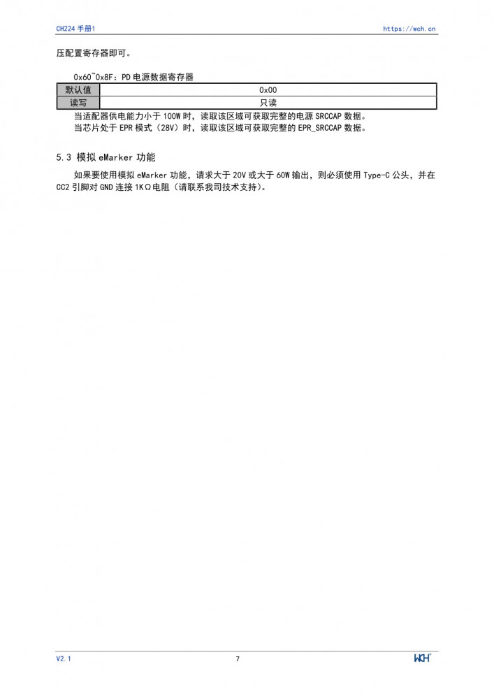 CH224K datasheet page 7