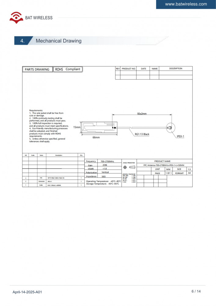 BW4GFNX66-15B1L50 datasheet page 6