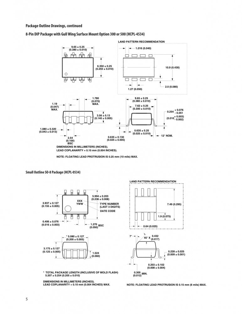 HCPL-4534 datasheet page 5