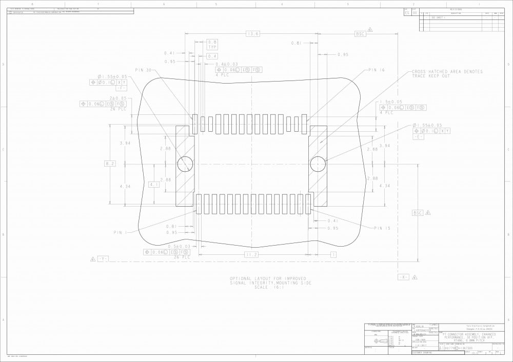TE Connectivity 1367500-1 drawing sheet 3