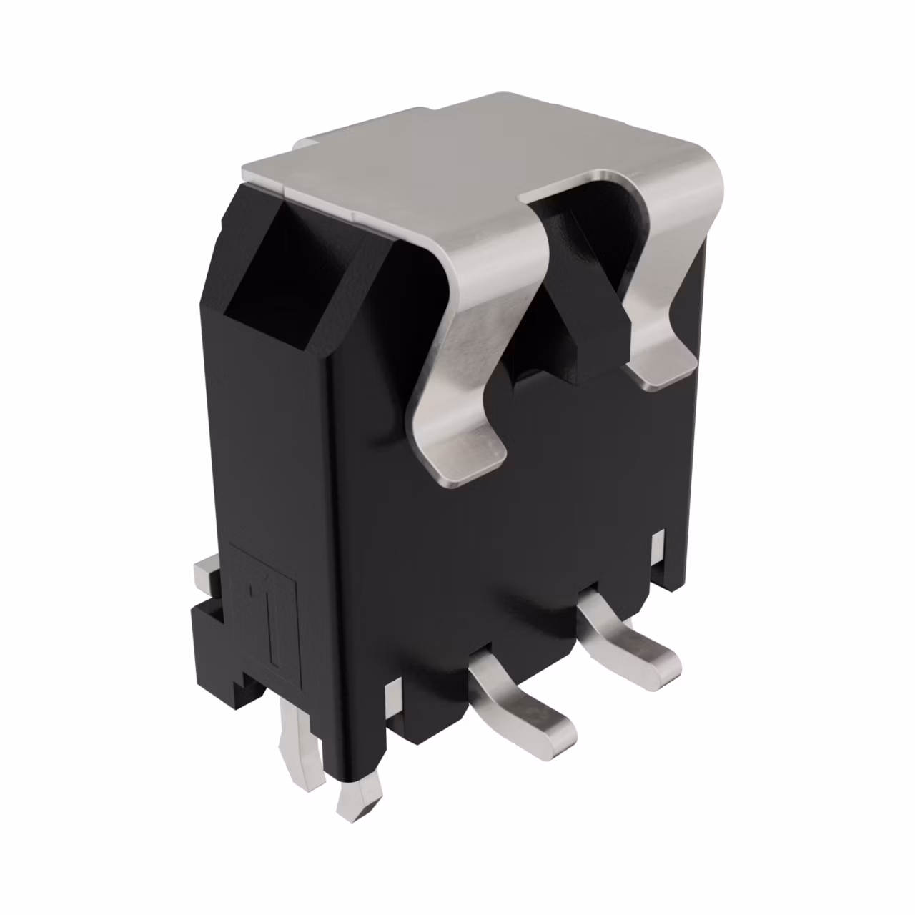 Micro-Fit+ Right-Angle Header, Surface Mount, 3.00mm Pitch, Single Row, 2 Circuits, 0.76µm Gold (Au) Plating, Glow-Wire Capable, Press Clip, Black, Tape and Reel