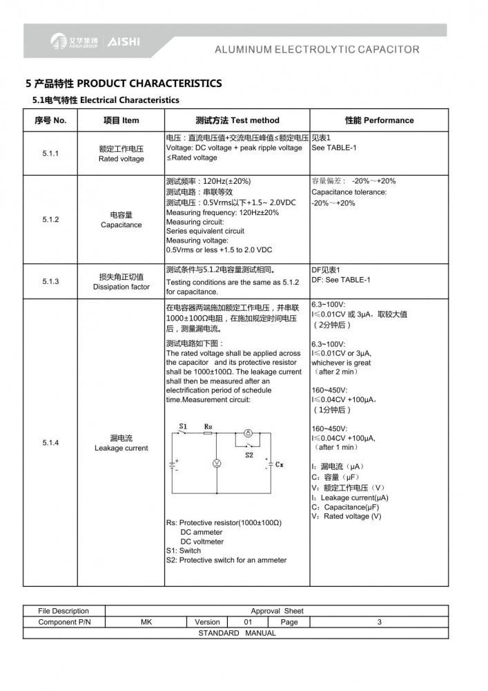 AISHI EMK1CM221E83D00R approval sheet page 5