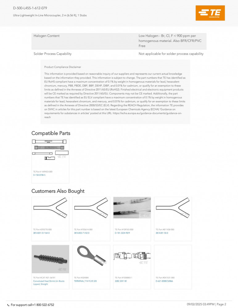 CC4472-000 product documentation page 2
