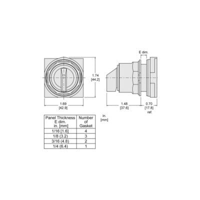 Schneider 9001KS42B Configurable Switch Body for sale