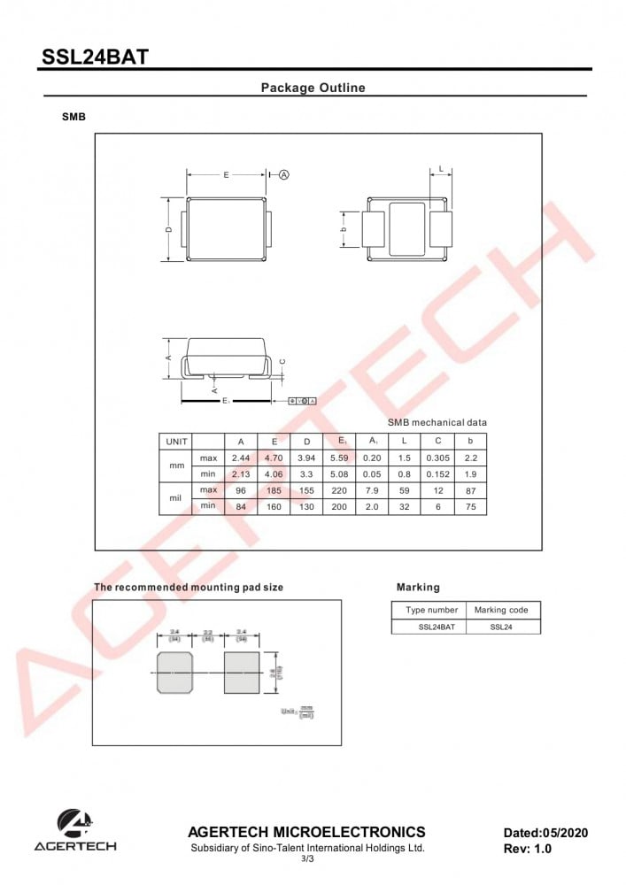 SSL24BAT datasheet page 3