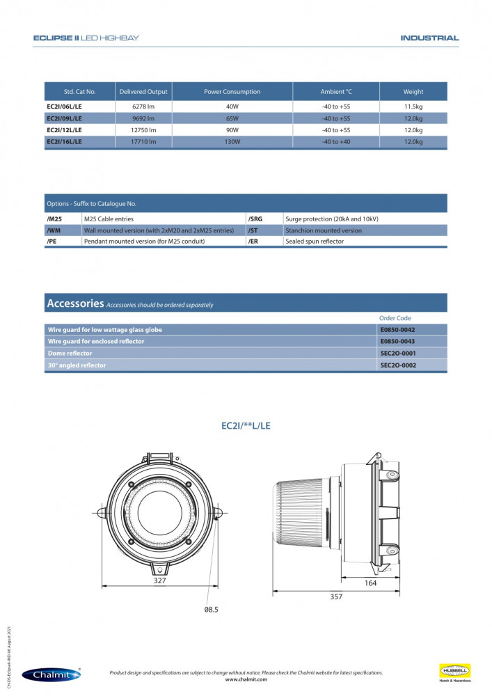 Eclipse II HighBay document page 2