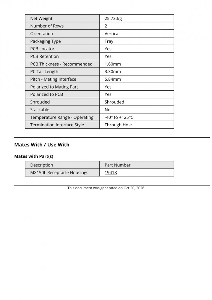 MOLEX 194280016 technical document page 3