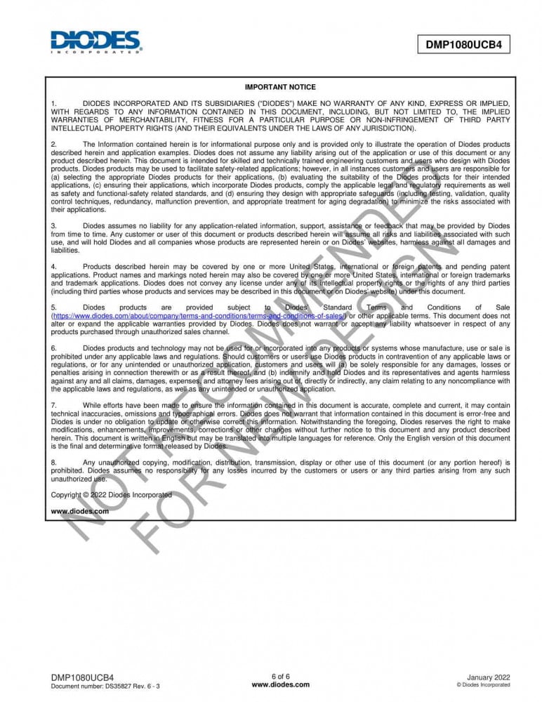 DMP1080UCB4-7 datasheet page 6