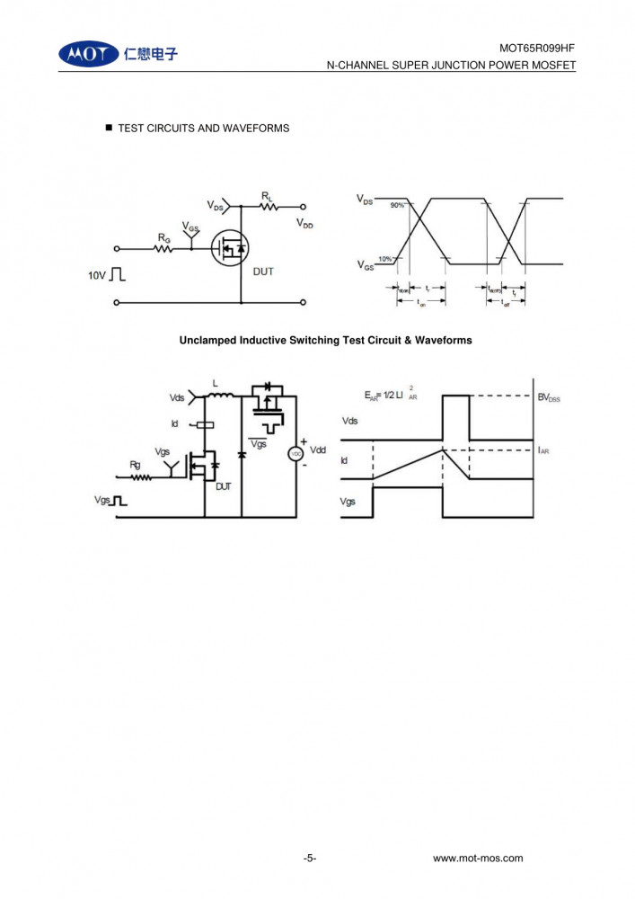 MOT65R099HF datasheet page 5
