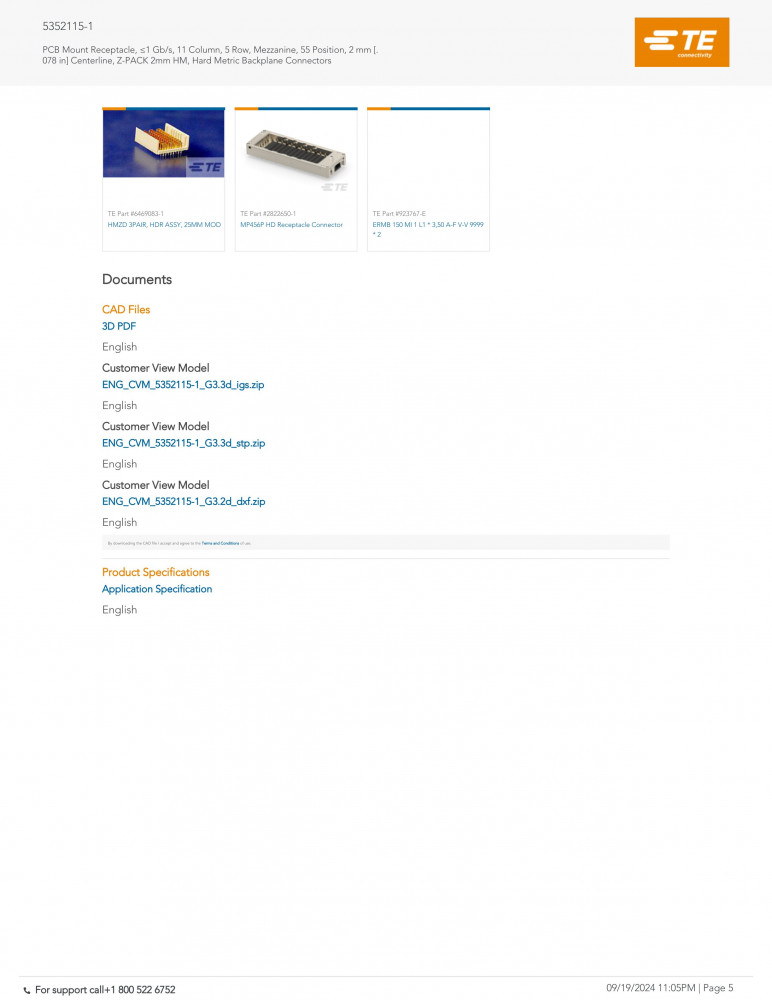 5352115-1 technical document page 5