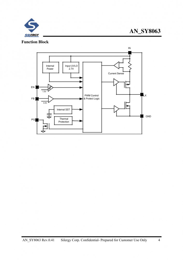SY8063DBC datasheet page 4