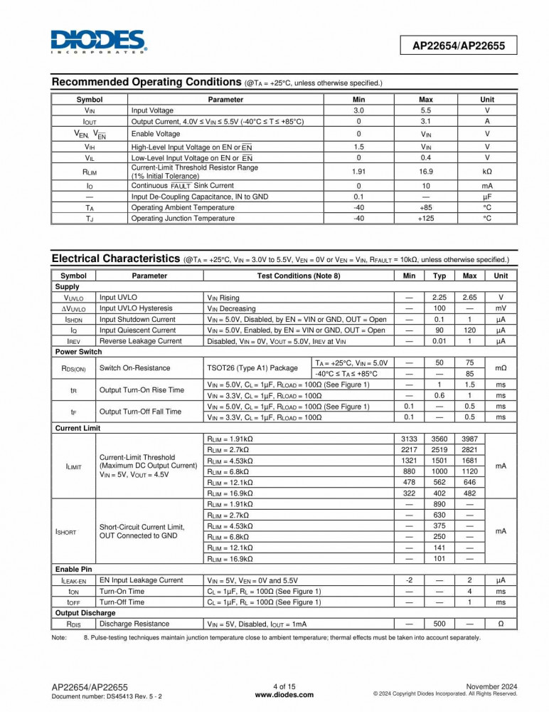 AP22655WU-7 datasheet page 4